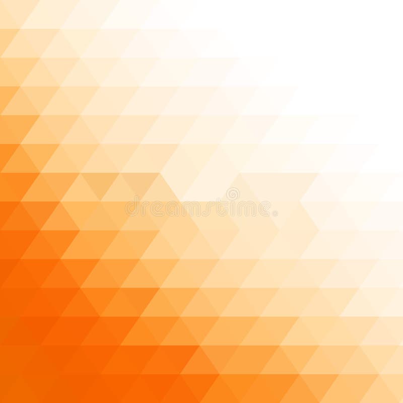 Orange Triangular Background. Geometric Design Element. Eps 10 Stock ...