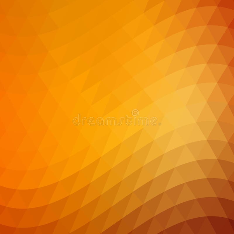 Orange Triangular Background. Modern Illustration. Eps 10 Stock Vector ...