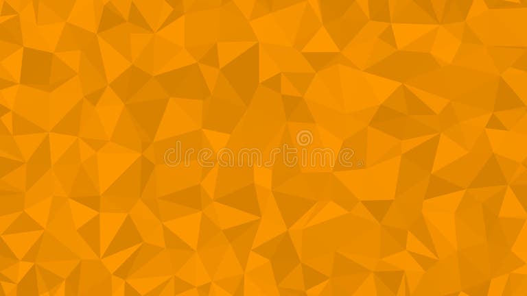 Orange Triangular Low Poly, Mosaic Pattern Background, Vector ...