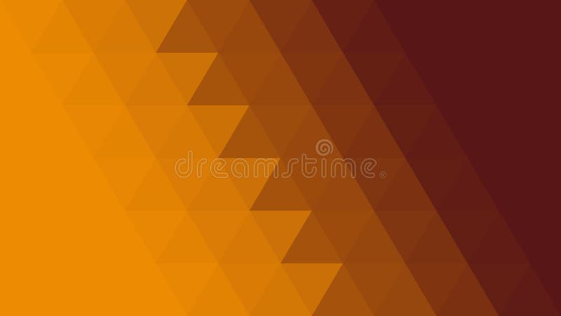 Orange Triangular Low Poly, Mosaic Pattern Background, Vector ...