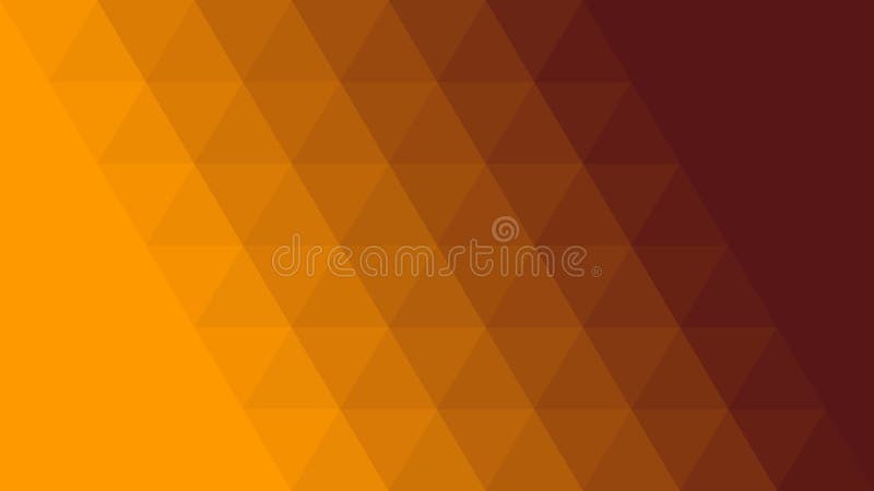 Orange Triangular Low Poly, Mosaic Pattern Background, Vector ...