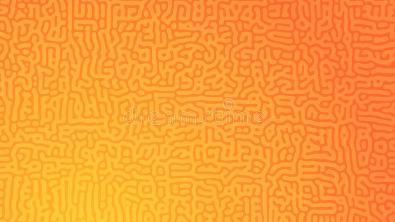 Orange Turing Reaction Gradient Background Stock Vector - Illustration ...