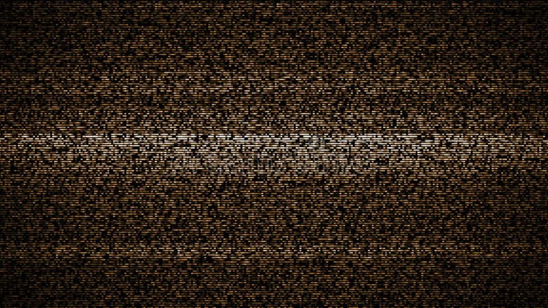 Orange TV Noise and Static Looping Background Stock Footage - Video of ...