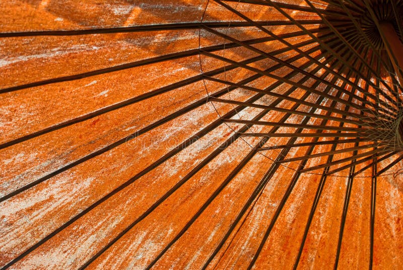 Orange umbrella stock photo. Image of summer, relax, sunshade - 43817106