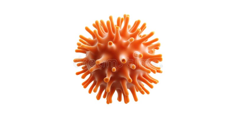 Orange Virus Model. Representation of Viral Structure and Microbiology ...