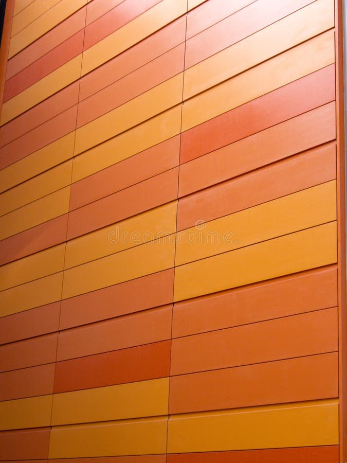 Orange wall stock photo. Image of concrete, lines, construction - 12766126