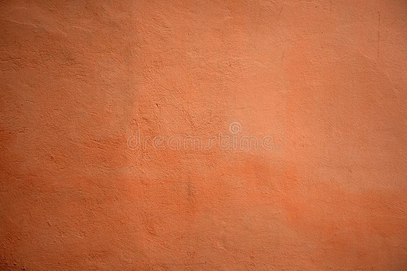 Orange Wall Covered with Plaster Stock Photo - Image of grunge, frame ...
