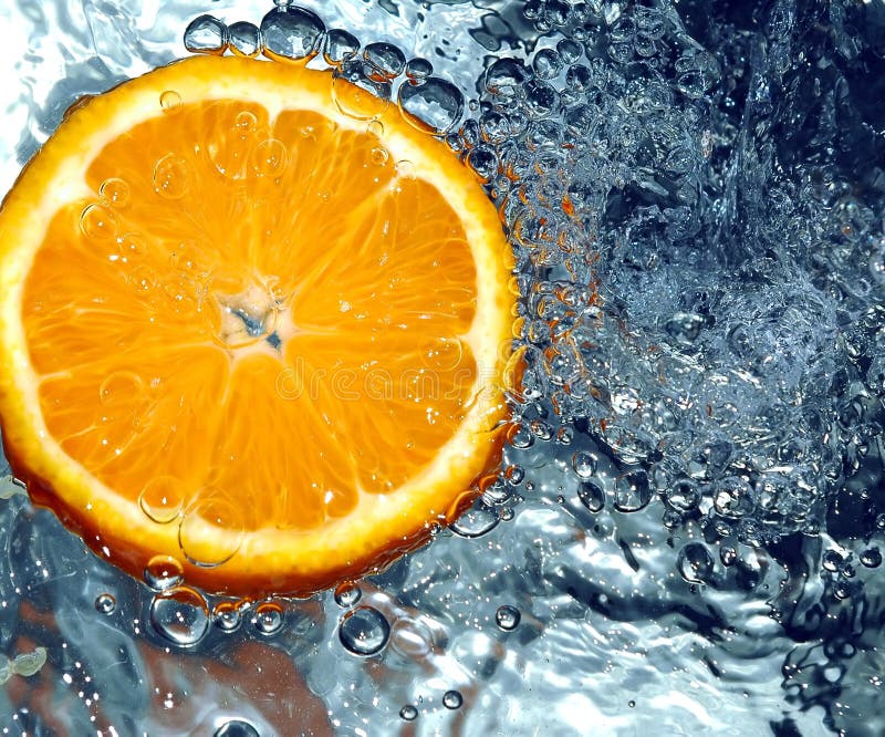 Orange In Water Picture. Image: 658195