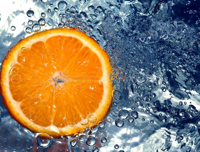 Orange In Water Picture. Image: 658219