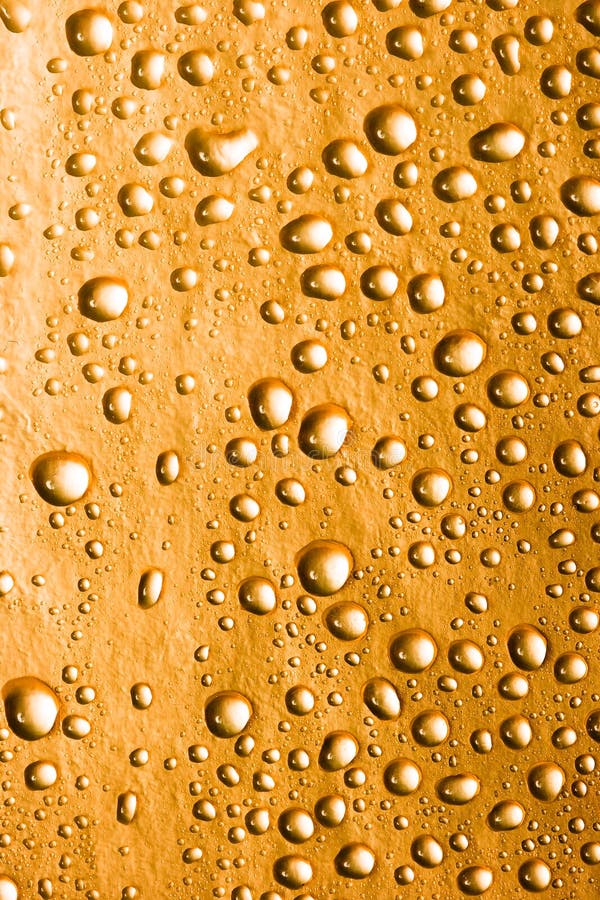 Orange water drops stock image. Image of clear, droplet - 7213169