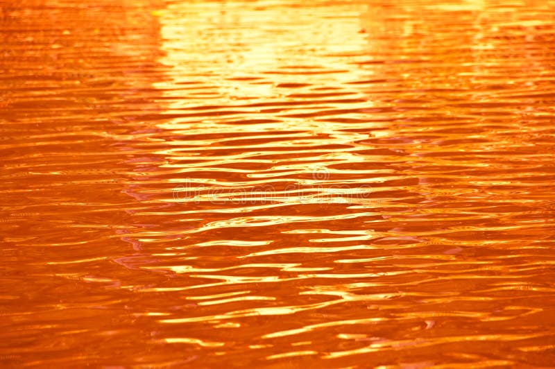 Orange water ripple. stock image. Image of beautiful - 31068643