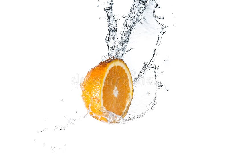 Orange juice splash stock image. Image of falling, juice - 16123403