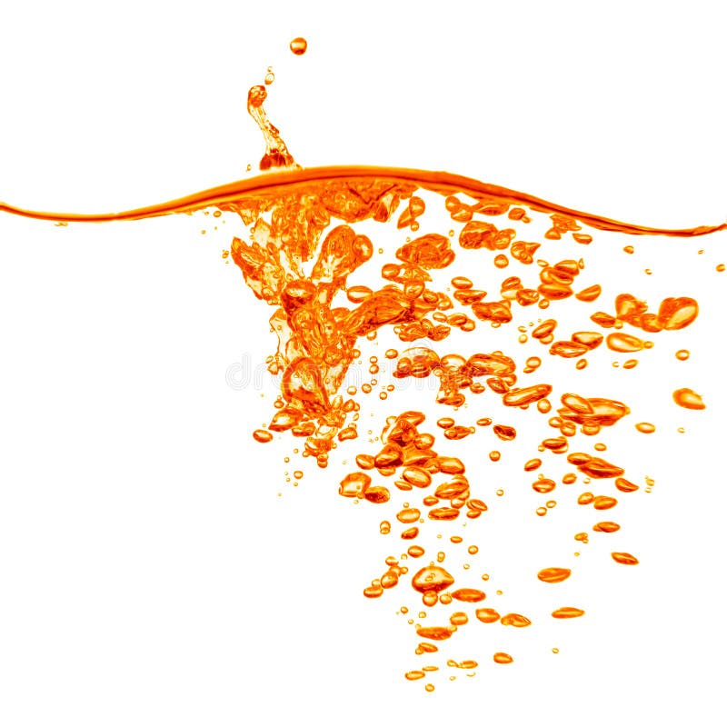 Orange Water Splash Isolated Stock Photo - Image of juicy, fresh: 38316420