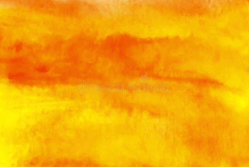 Orange Watercolor Vector Background. Abstract Hand Paint Square Stain ...