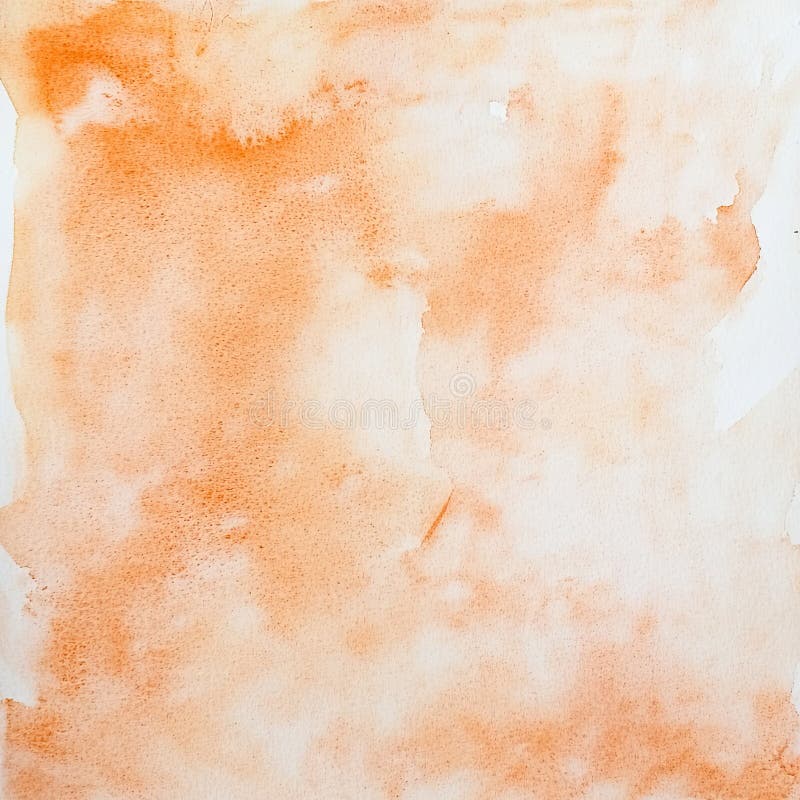 Orange Watercolor Wash Texture Stock Illustration - Illustration of ...