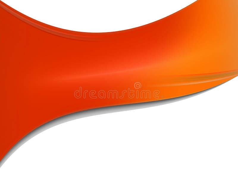 Orange wave stock illustration. Illustration of digital - 14746773