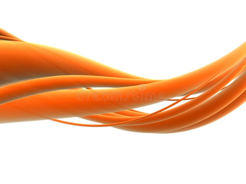 Orange wave stock illustration. Illustration of desktop - 2506924