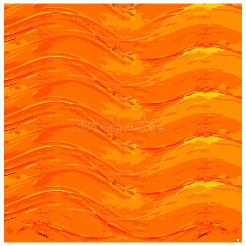 Orange Wave Abstract Background, Vector Illustration. Stock Vector ...