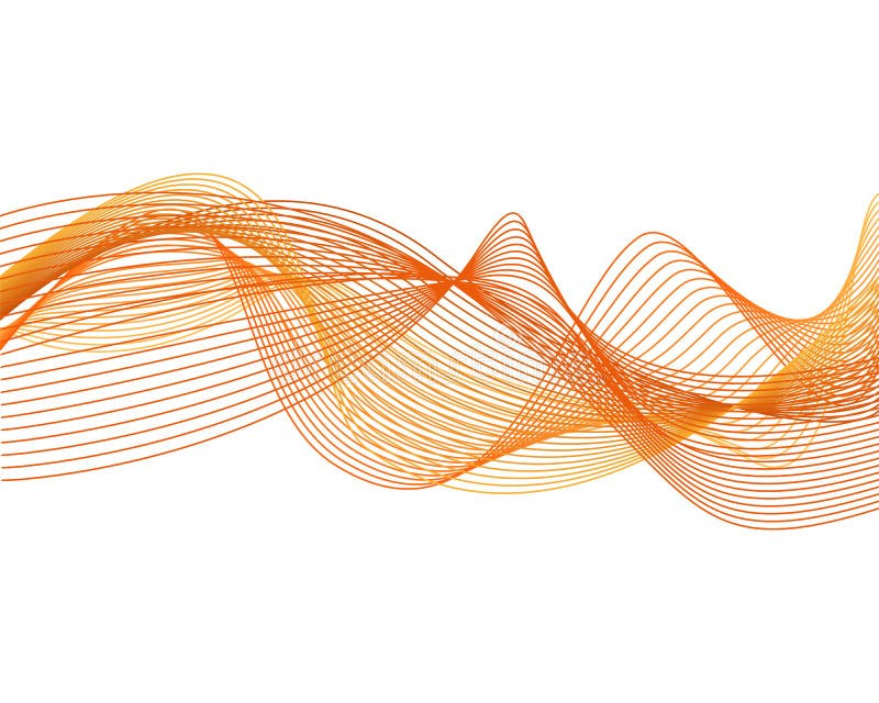 Orange wave background stock vector. Illustration of vector - 241845387