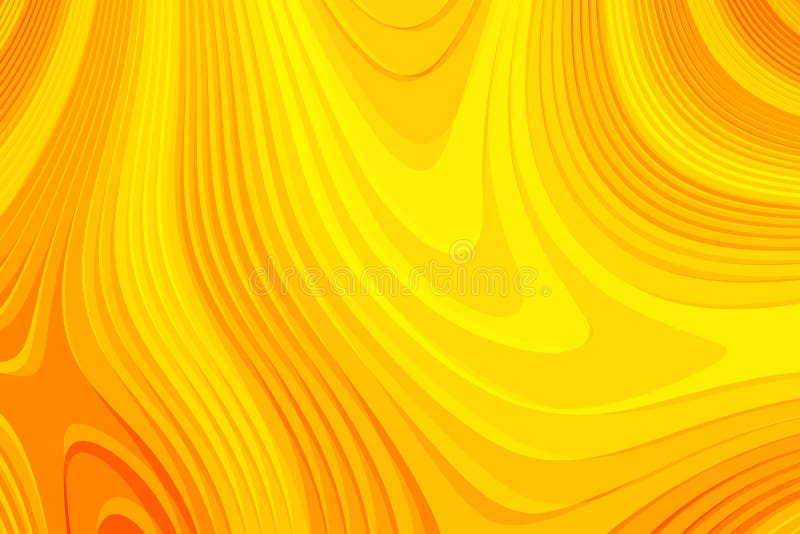 Orange Wave Effect Abstract Background Stock Illustration ...