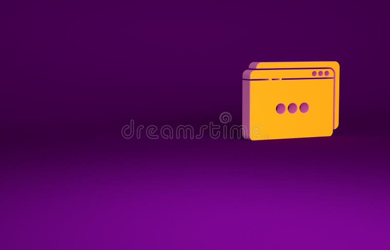 Orange Website and Internet Icons 2 Stock Vector - Illustration of icon ...