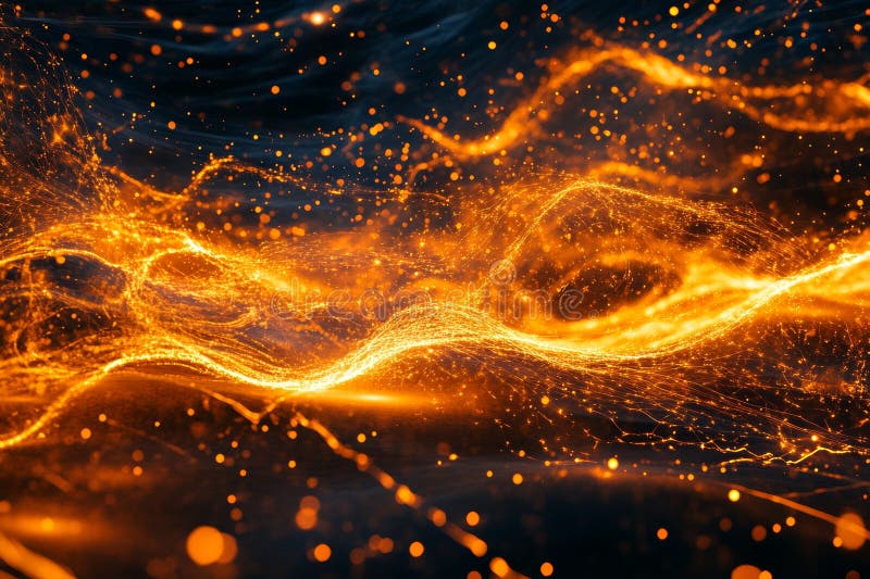 Orange Welding Sparks Dynamic Motion Industrial Background Stock Photos ...