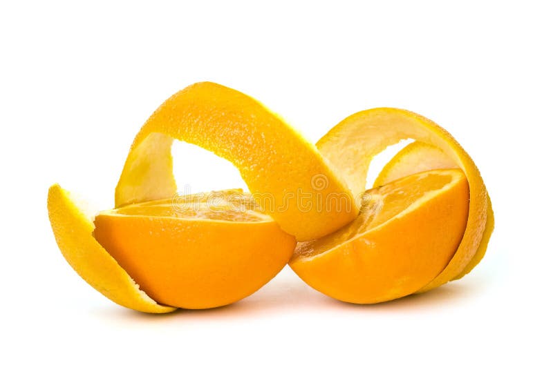 Orange peel spiral stock photo. Image of decoration, spiral - 55255370