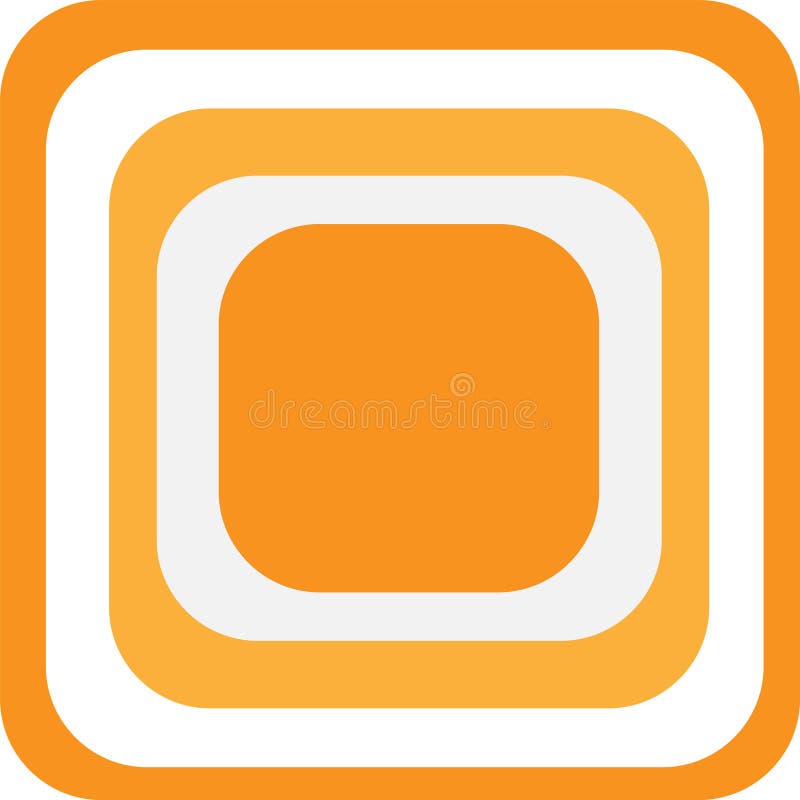 Orange and White Abstract Square Pattern Stock Vector - Illustration of ...