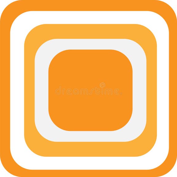 Orange and White Abstract Square Pattern Stock Vector - Illustration of ...