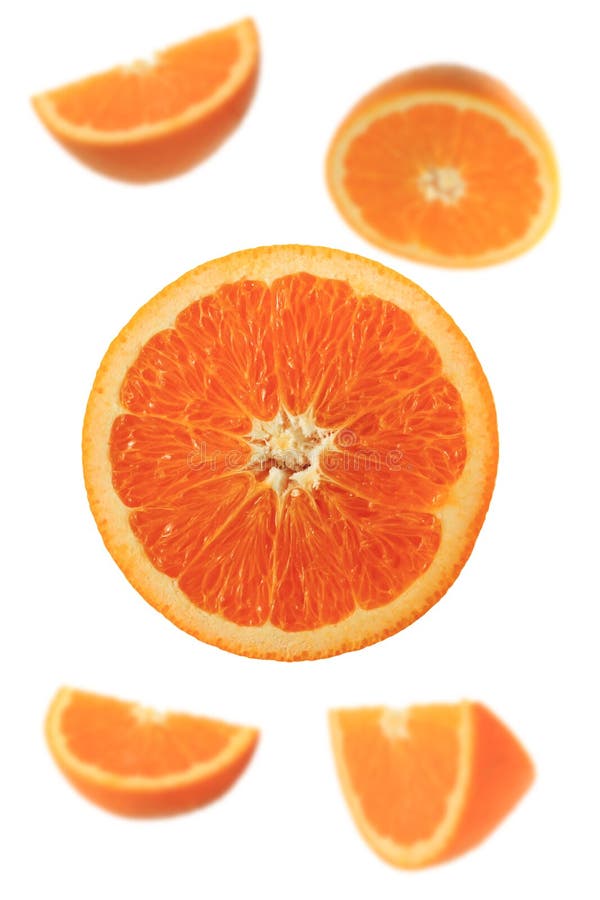 Orange on the White Background Stock Photo - Image of orange, white ...