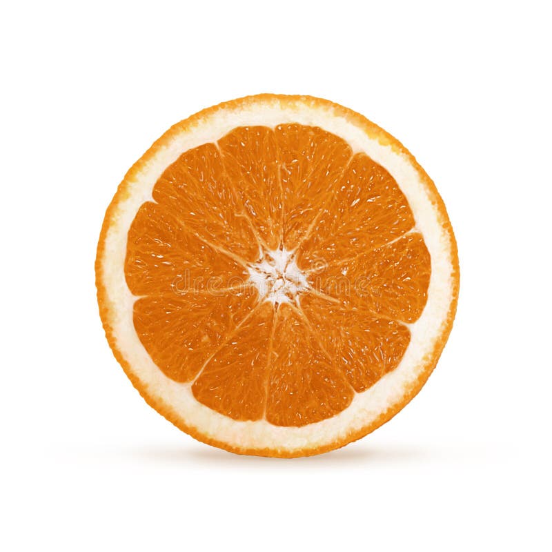 Orange on white background stock image. Image of color - 143829739