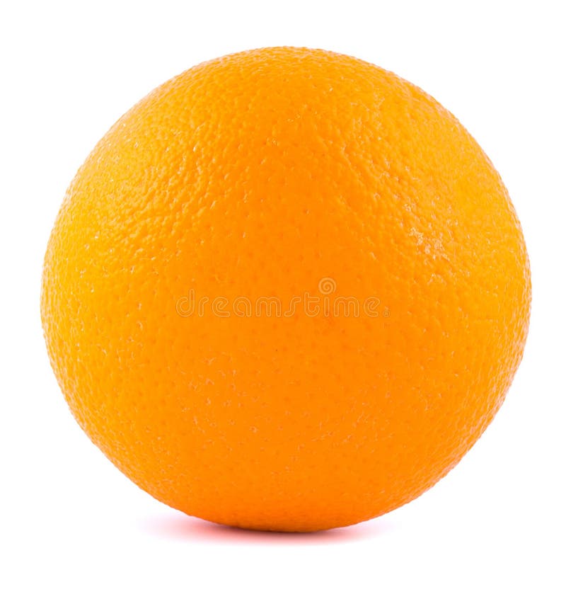Orange on a White Background with a Shadow Stock Image - Image of ...