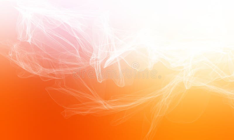 Orange White Abstract Wavy Textured Background. Grunge Distorted Decay ...