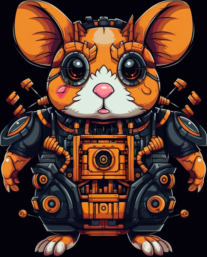 An Orange and White Cat Wearing a Robot Suit. Generative AI Image ...