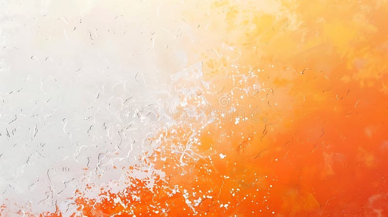 Orange and White Gradient Background with Grainy Texture Stock ...