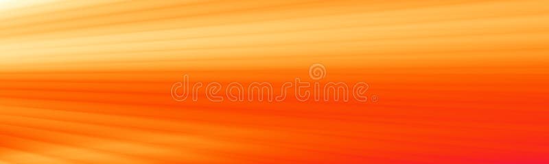 Orange Widescreen Header Abstract Summer Design Stock Illustration ...