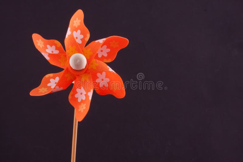 Orange windmill stock photo. Image of game, orange, child - 20283558