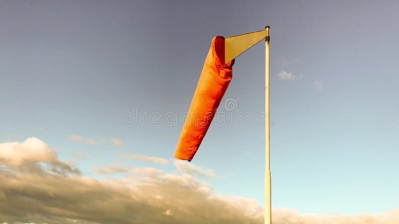 Windsock Blow in Wind To Show Speed and Direction of Wind Gusts ...