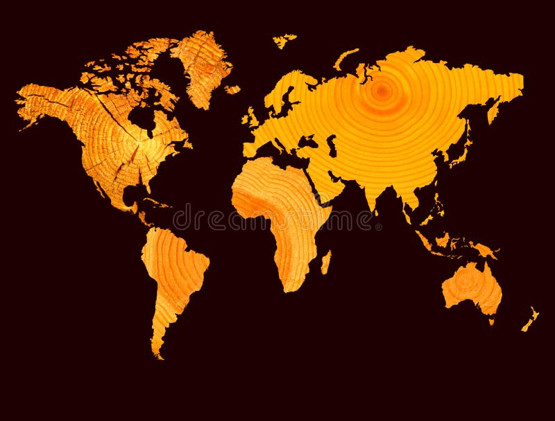 Orange world map stock illustration. Illustration of structure - 27615961