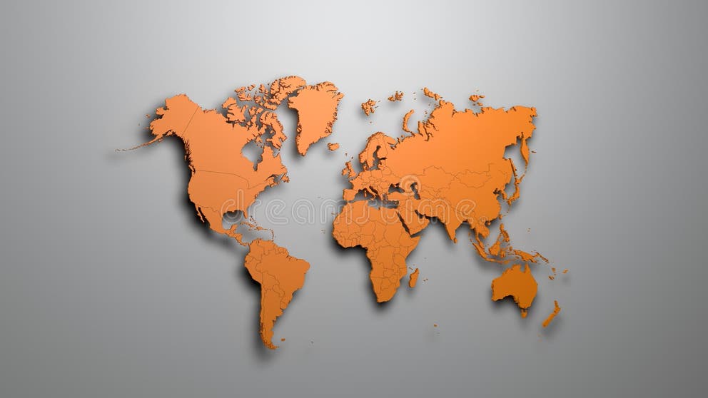 Orange World Map Stock Illustrations – 23,389 Orange World Map Stock ...