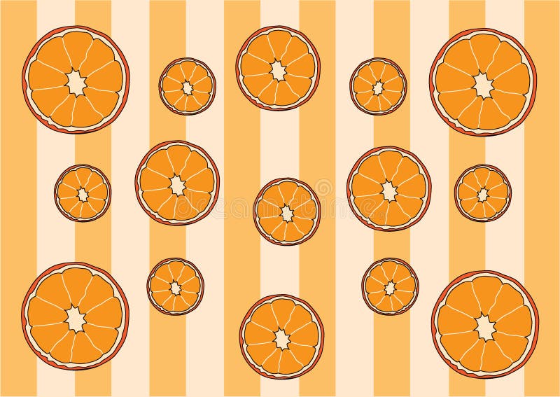 Orange Wrapping Paper and Wale Design Pattern Background Stock ...
