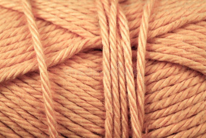 Orange Yarn Texture Close Up Stock Photo - Image of pastel, thread ...