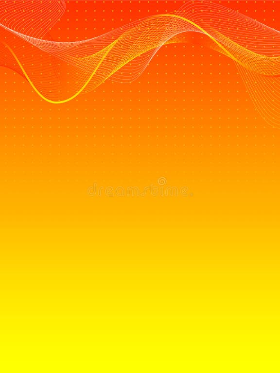 Orange and Yellow Abstract Background Stock Vector - Illustration of ...