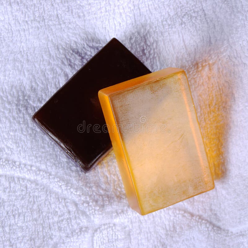 Orange Yellow Aromatic and Fragrant Soap Bars Stock Image - Image of ...