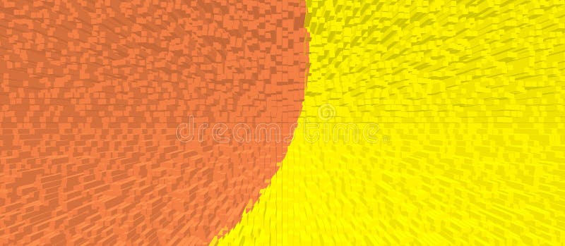 Orange and Yellow Cube Pattern Abstract Wallpaper Background Stock ...