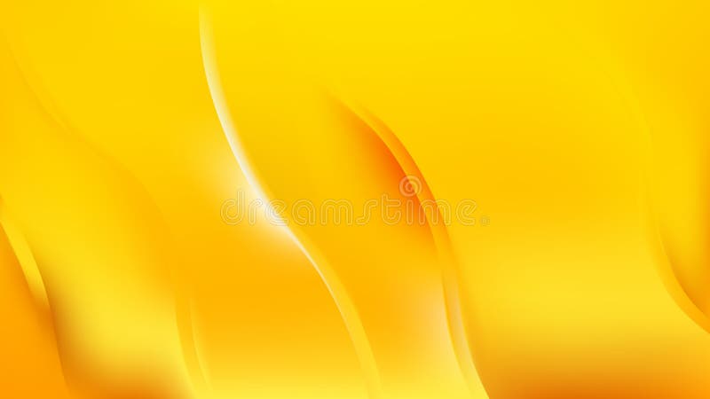 Orange and Yellow Curve Background Design Stock Vector - Illustration ...