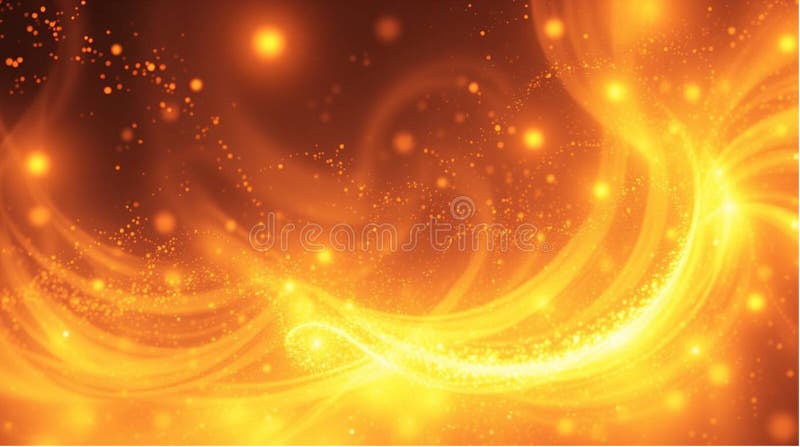 An Orange and Yellow Fire Background Generated Stock Illustration ...