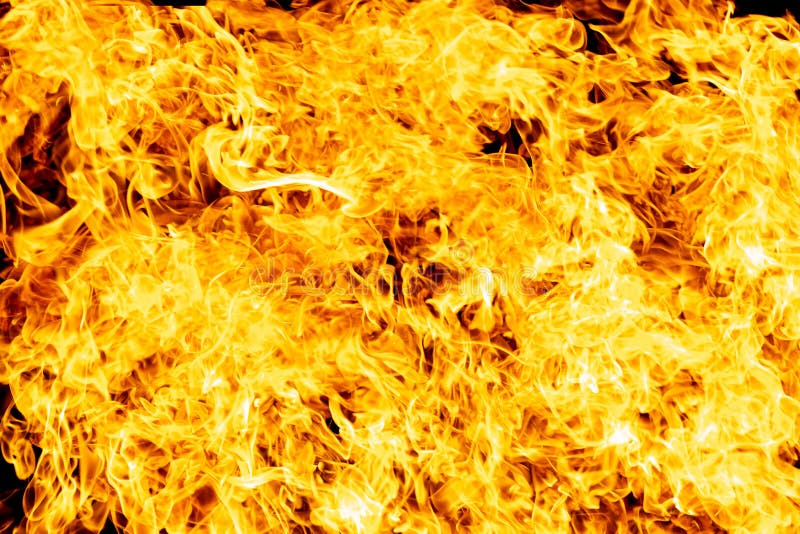 Orange Yellow Fire Background Stock Photo - Image of concept, energy ...