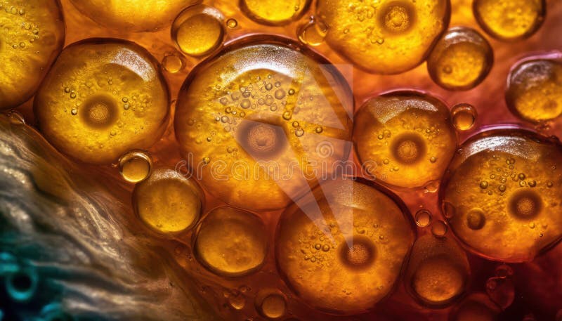 Orange and Yellow Geometric Shape , Abstract Science Background Stock ...