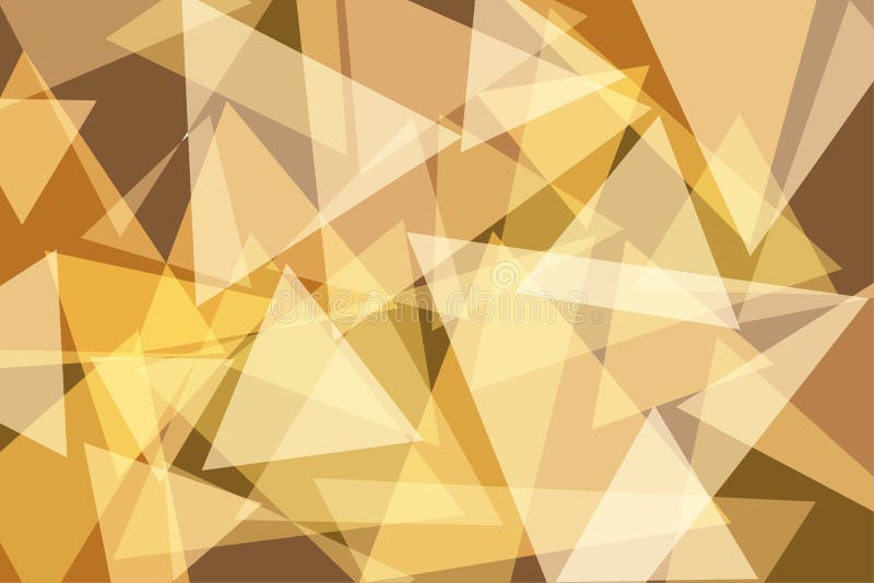Orange Yellow Gold Triangle Abstract Background Stock Vector ...